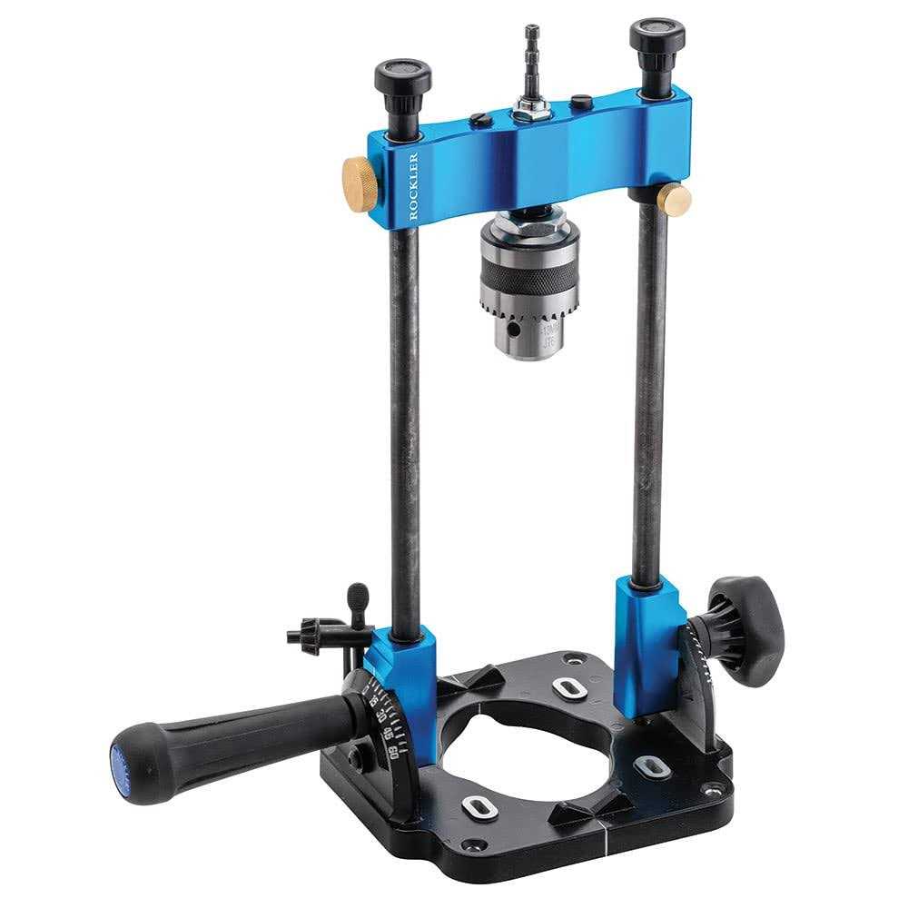 Rockler Drill Guide w/Chuck Key Full-Size Drill Press Accessories for ...