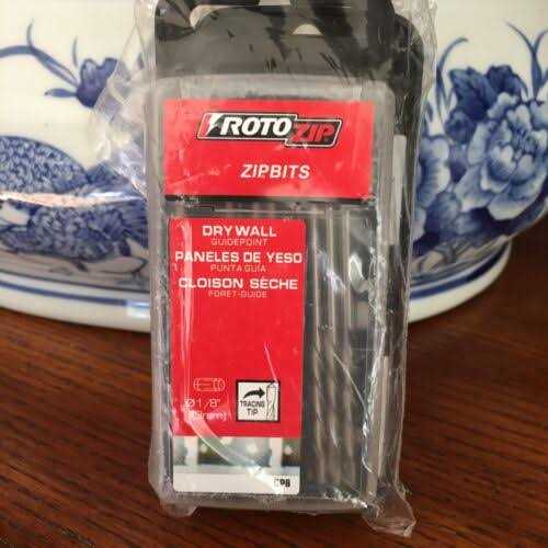 Roto-Zip 1/8 Guide Point Drywall Router Bits for Cutout Tools ...